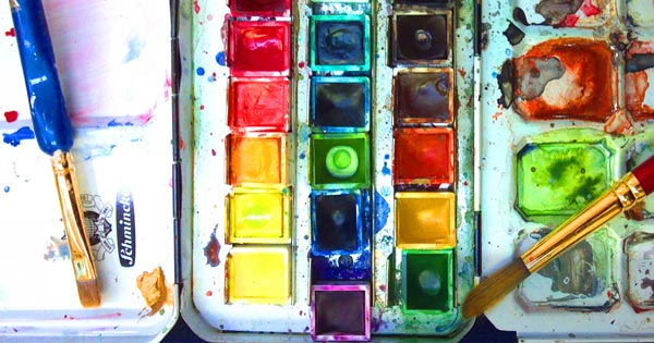 Watercolor paintings by Peter Guest